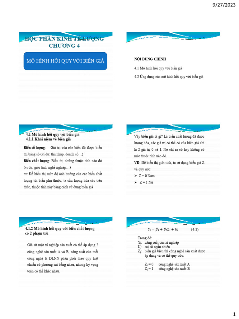 Chuong4 - Mo Hinh Hoi Quy Voi Bien Gia - 6 | PDF