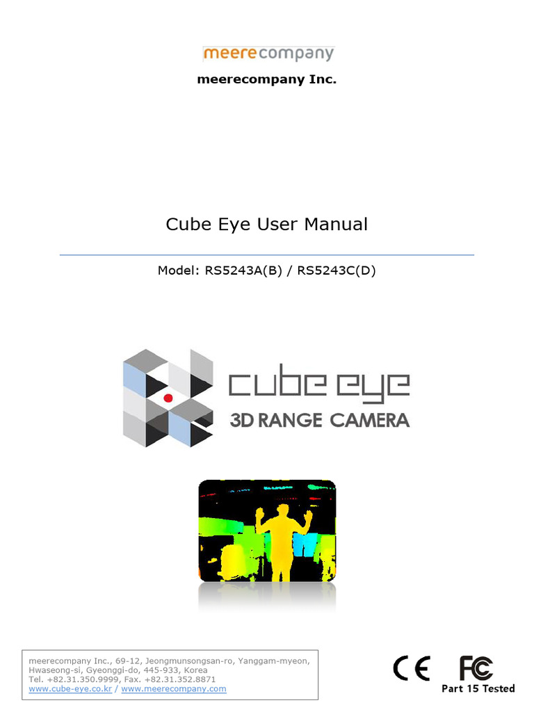Cube Eye User Manual for RS5243 Models | PDF | Computer File | Camera