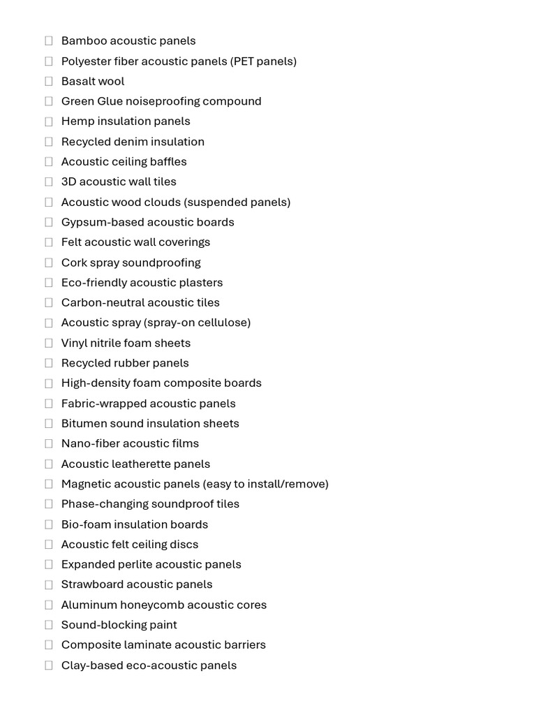 Material List | PDF