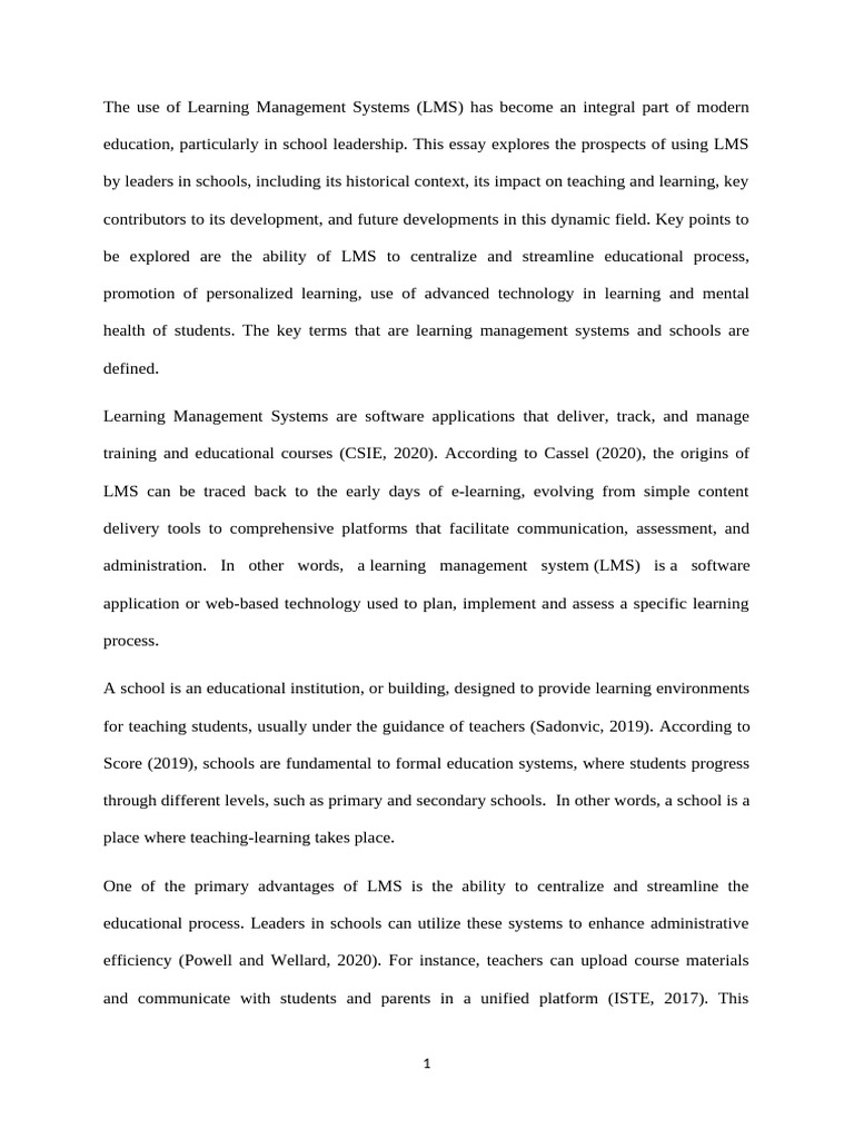 Learning Management Systems | PDF | Learning | Educational Technology