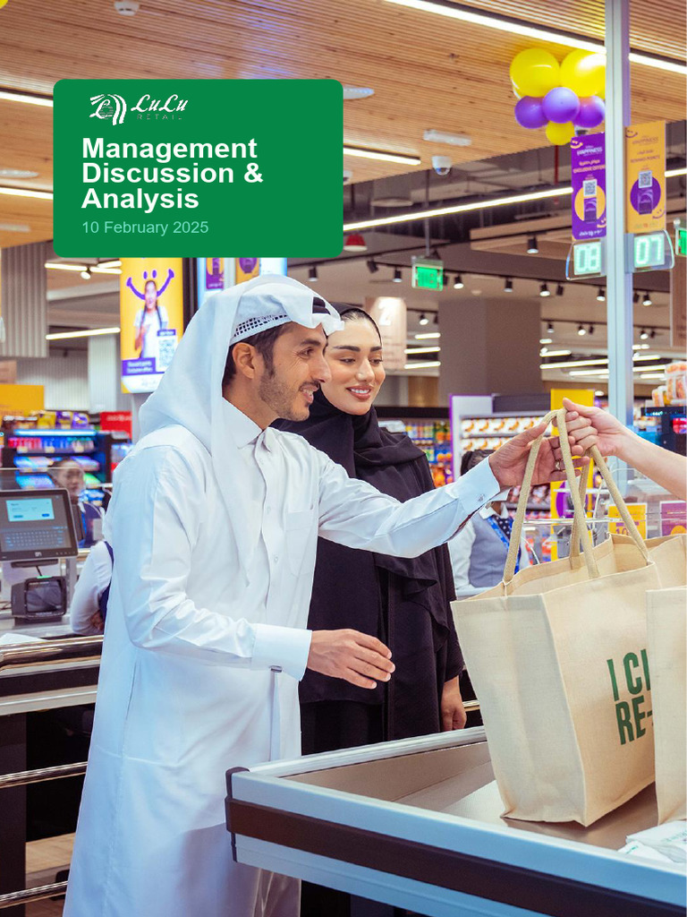 Lulu Retail q4 2024 Mda en 100225 | PDF | Expense | Dividend