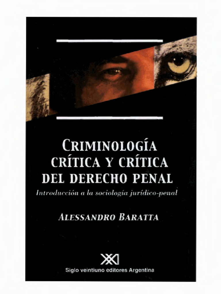 Criminología Crítica de Baratta | PDF | Criminología | Derecho penal