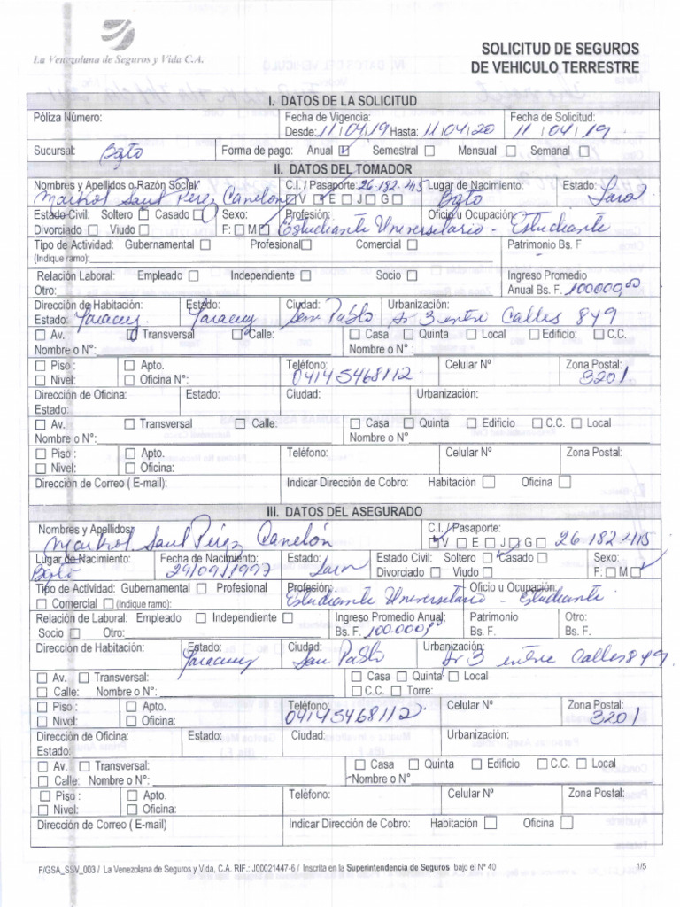 Solicitud de Maikol | PDF