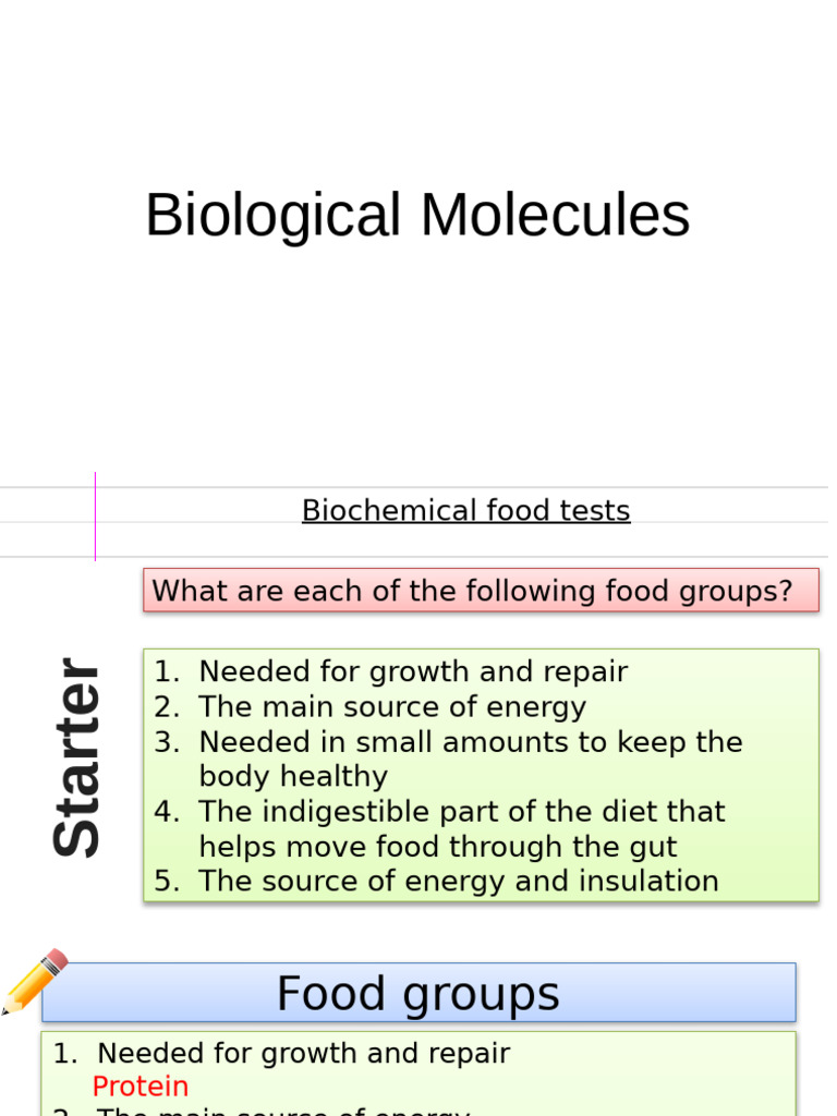 Biological Molecules | PDF | Biochemistry | Chemistry