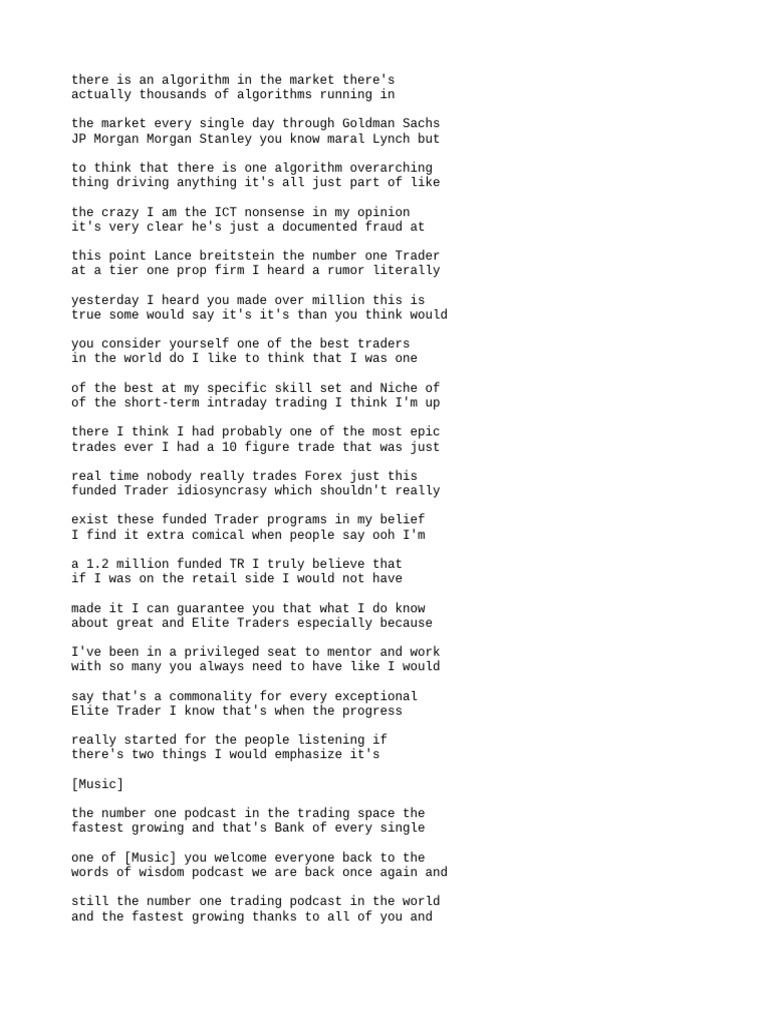 (English) There Is No Algorithm Hunting Your Stops - Lance Breitstein ...