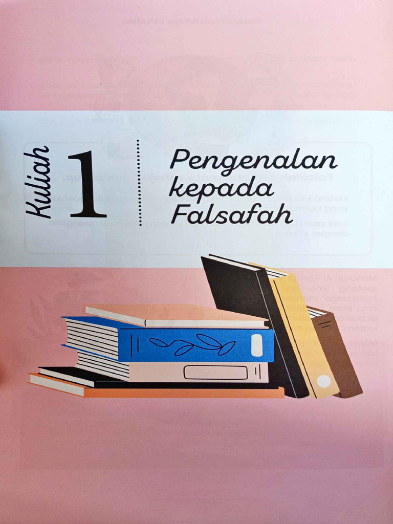 BAB 1 Pengenalan Kepada Falsafah | PDF