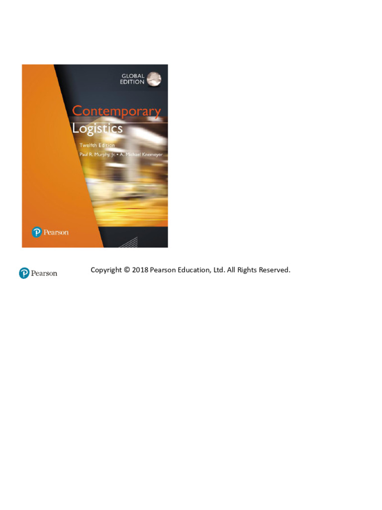 Murphy ContemporaryLogistics 12e PPT Ch12 | PDF | Cargo | Logistics