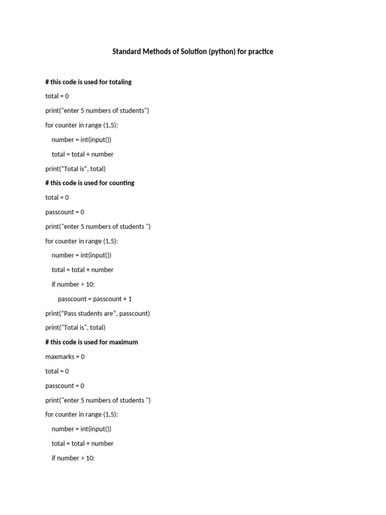 Standard Methods of Solution | PDF