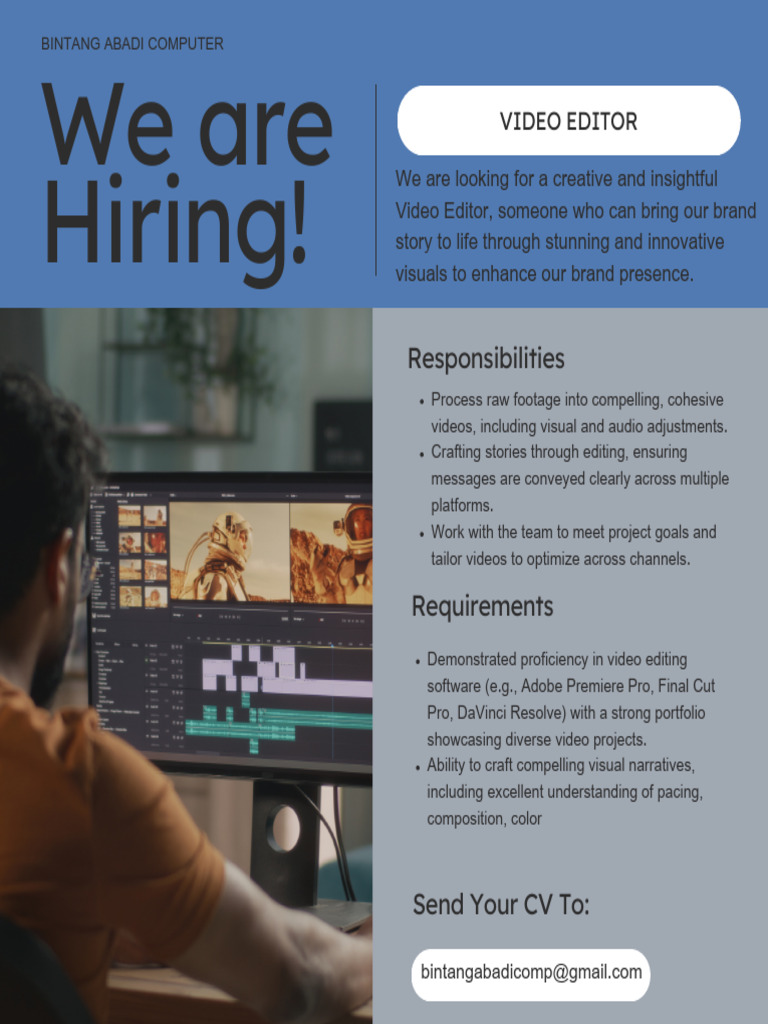 Yellow Minimalist Job Vacancy Instagram Post | PDF
