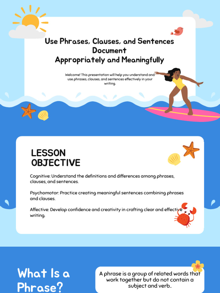 Complex and Compound-Complex Sentences Education Presentation in Blue ...