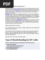 Sheath Bonding for Single-Conductor Cables | PDF | Insulator ...