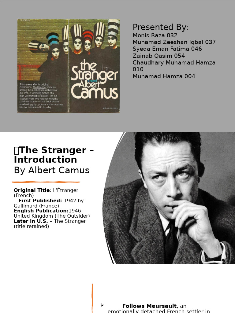 The Stranger An Existential Exploration2 | PDF