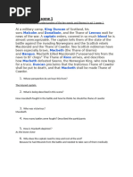 Macbeth Act 1 Scene 2 Summary | PDF