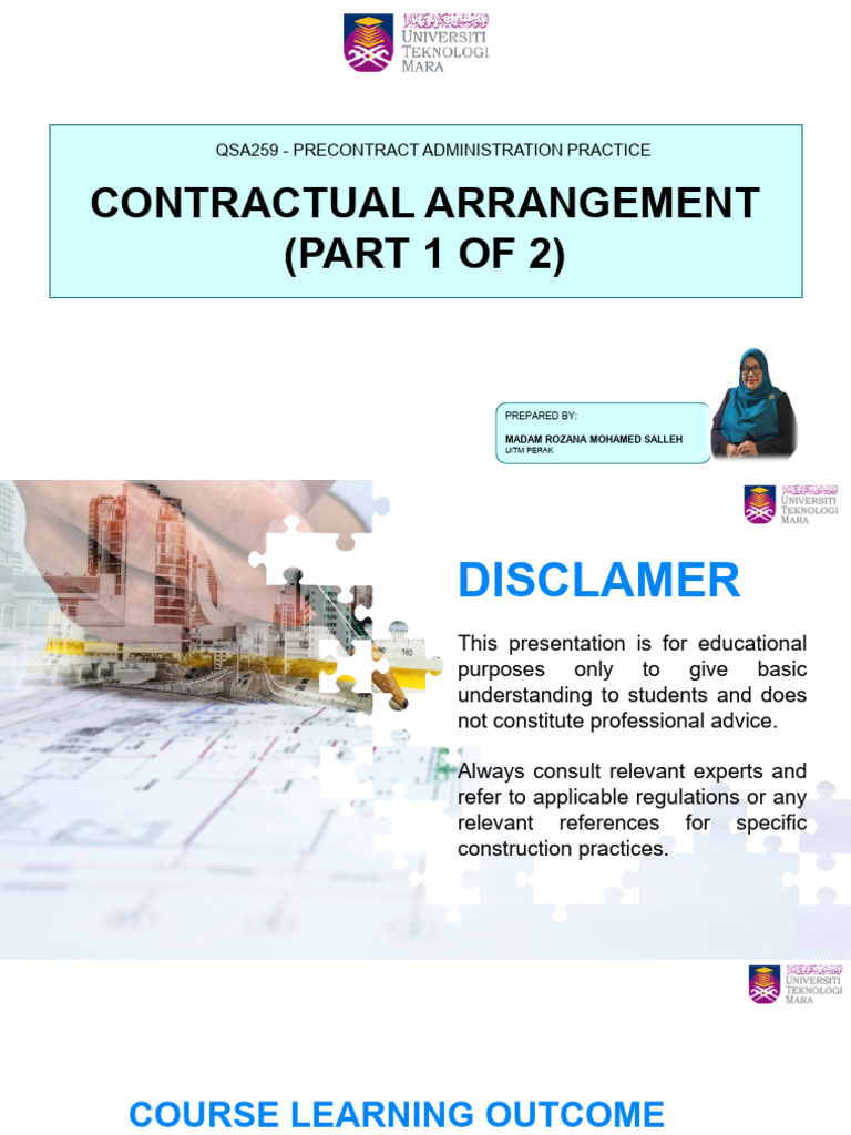 Qsa259 - Week 4-Contractual Arrangement-Part 1 - Print | PDF | Employment | Business