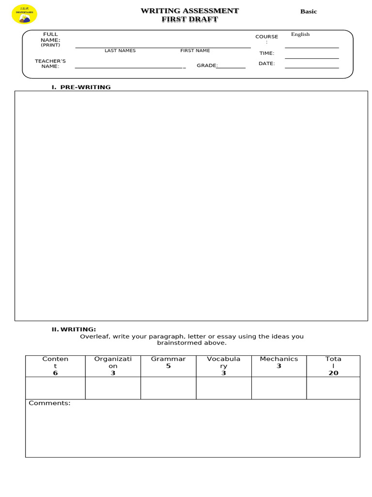 Basic-Intermediate First Draft | PDF