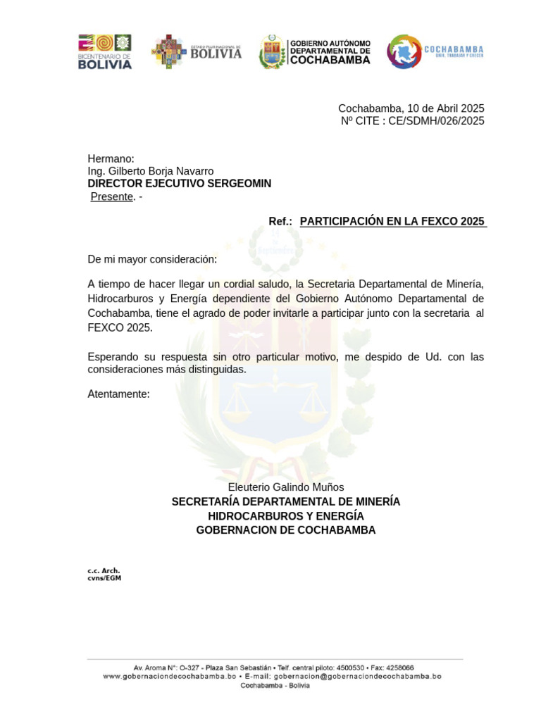 SERGEMIN FEXCO 2025 | PDF