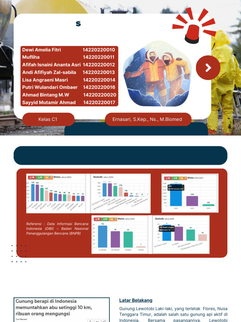 Kel 2 - Kejadian Bencana Di Indonesia - Compressed | PDF