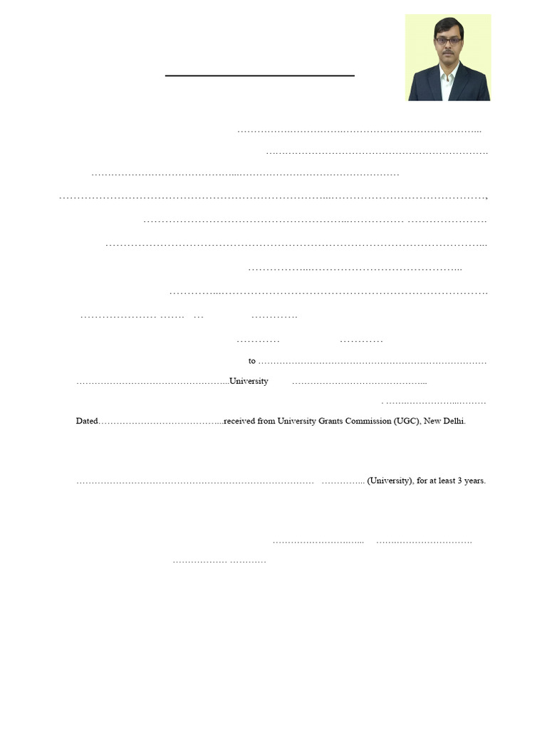 MMTTP Nomination Letter Format | PDF