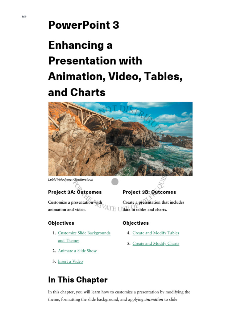 Introduction - Enhancing A Presentation With Animation, Video, Tables ...