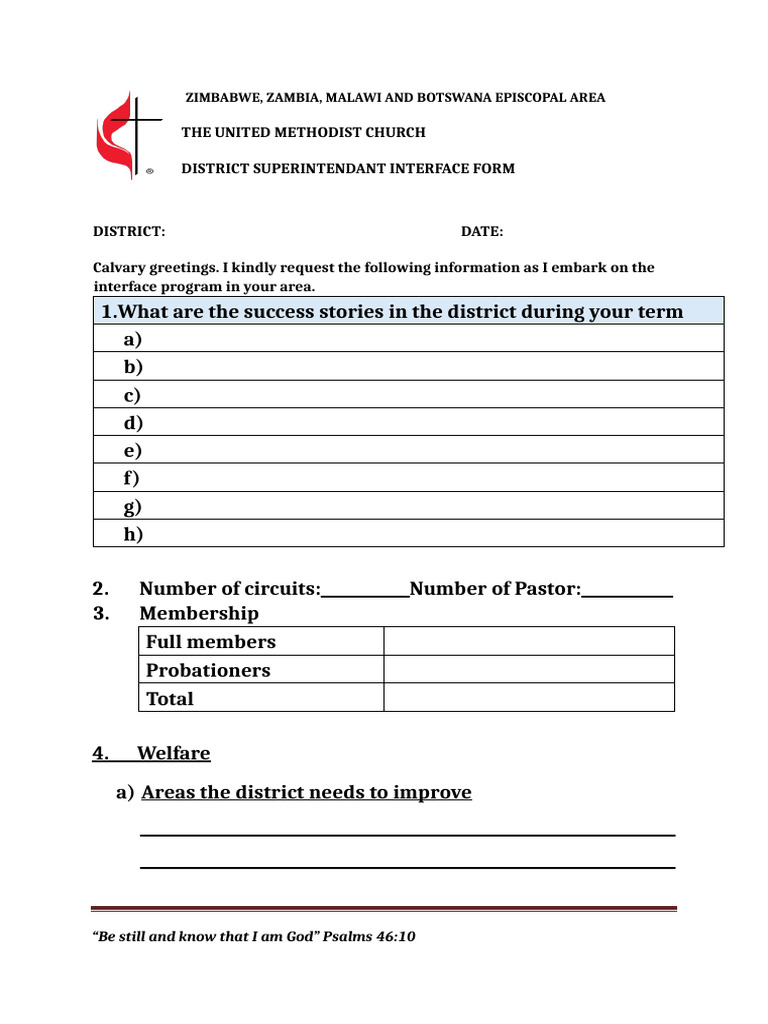 DS Interface Data Collection Form | PDF
