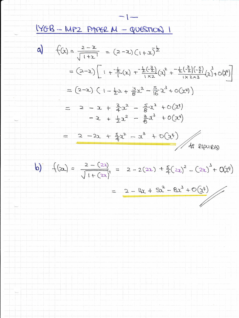 Mp2 M Solutions | PDF