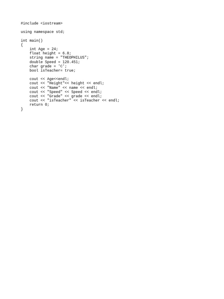 #Include Iostream | PDF