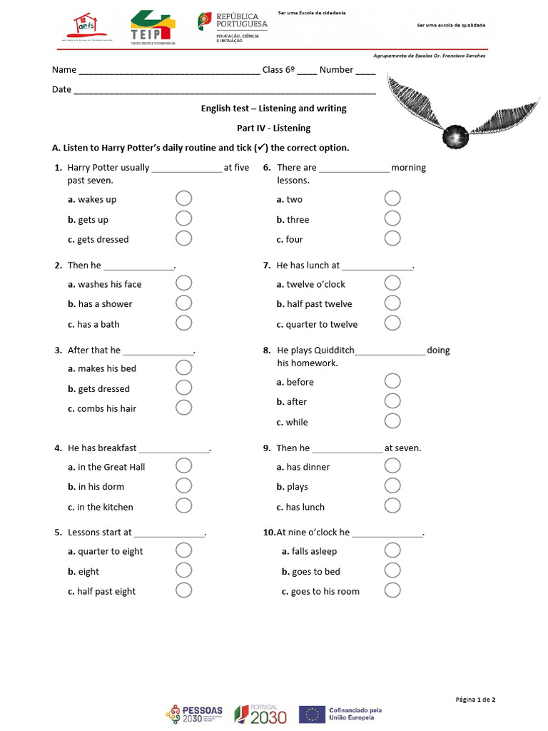 Listening and Writing | PDF