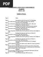UN Police Combined Language Assessment 61 | PDF | Question | Test ...