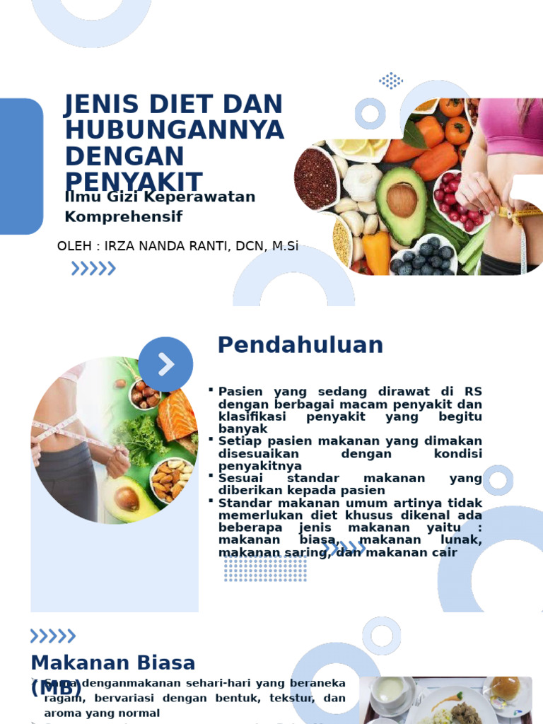 Jenis Diet Dan Hubungannya Dengan Penyakit | PDF