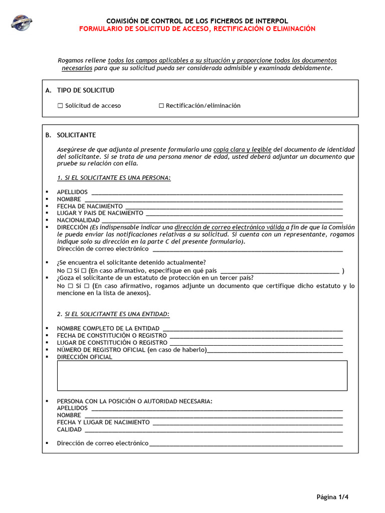 Access Deletion Request Form-Es-2024 | PDF