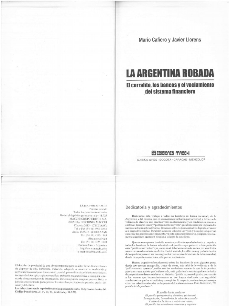 La Argentina Robada | PDF