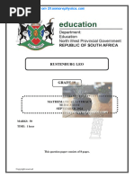 Geography Grade 10 Paper 2 (Final Examination 2022) | PDF | Water ...