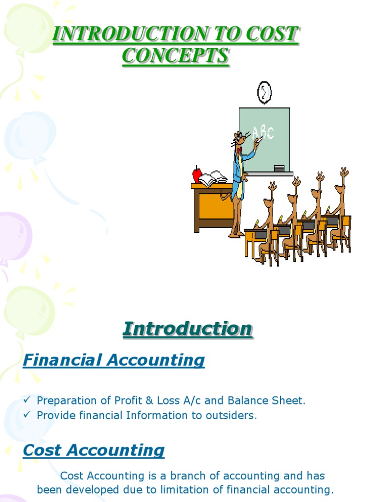 Introduction To Cost Concepts | Download Free PDF | Cost Accounting | Cost
