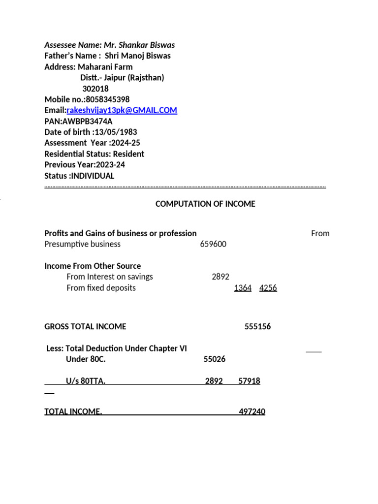 LTR 4 Computation Draft | PDF