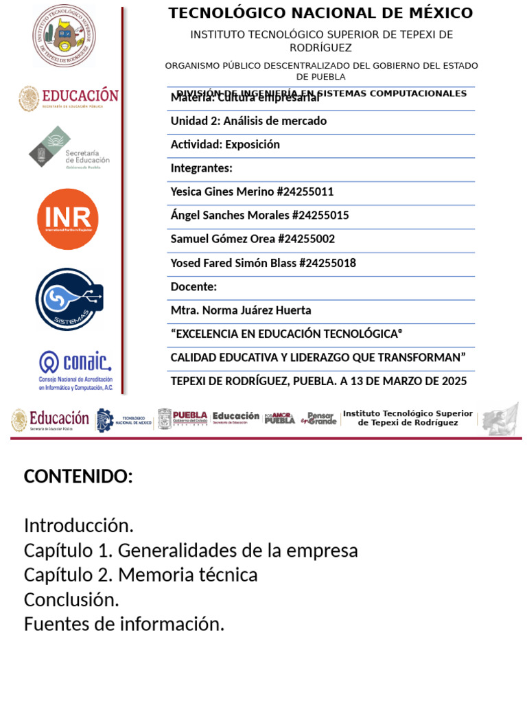 Plantilla Expo Mar2025 | PDF | Big Data