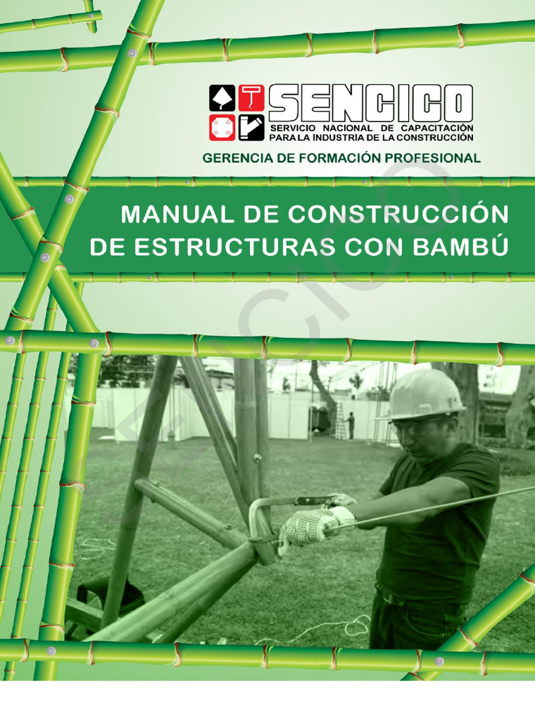 Manual de Construccion de Estructuras de Bambu | PDF