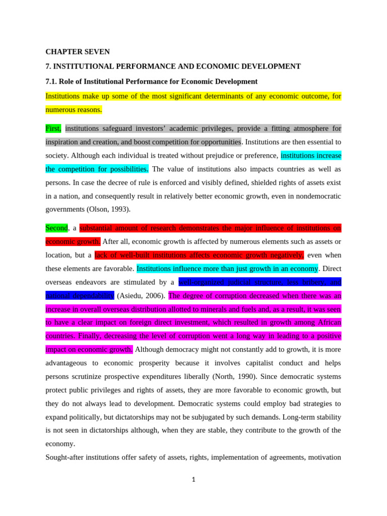 Chapter Seven - Institutional and Behavioral Economics | PDF ...