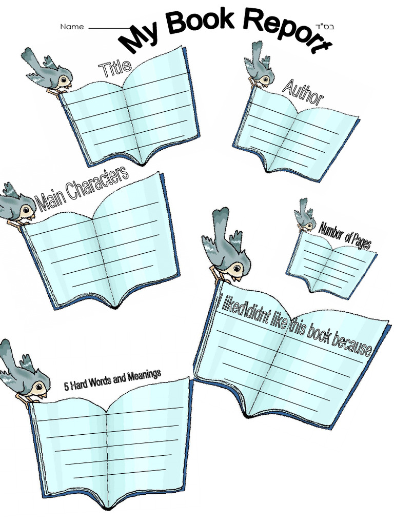Book Report 1 Non Readers - 5th Graders | PDF