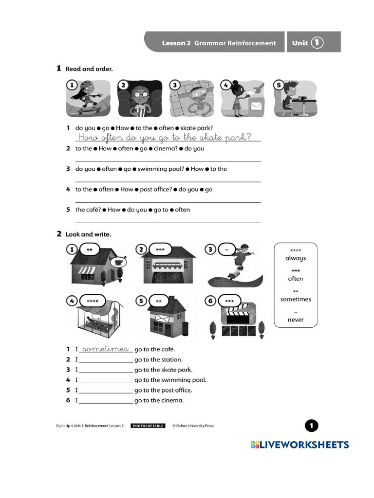 Open Up 4. Unit 1 | PDF