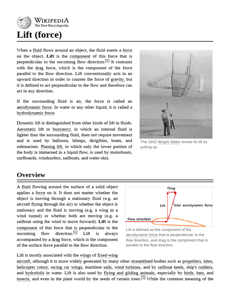 Understanding Lift and Drag Forces | PDF | Lift (Force) | Airfoil