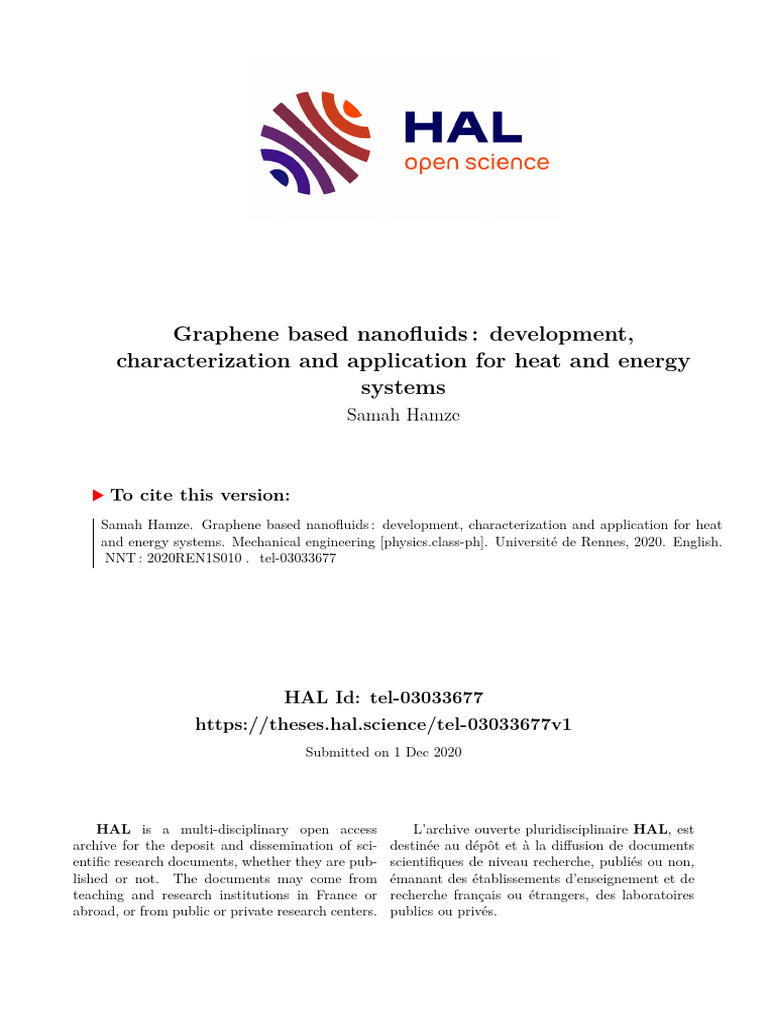 HAMZE_Samah | PDF | Chemical Vapor Deposition | Viscosity