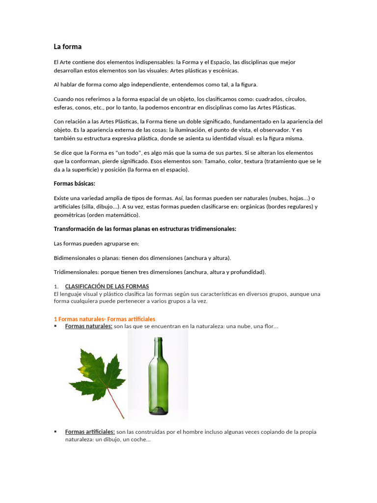 La Forma | PDF | Geometría | Dibujo