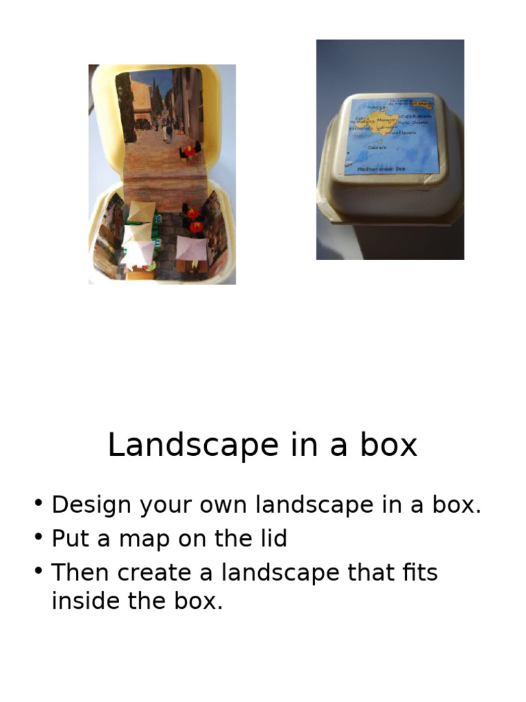 Landscape in a Box Hw | PDF