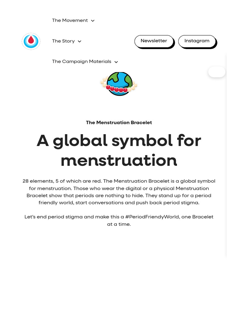Menstruation Bracelet Campaign Guide | PDF | Menstruation | Menstrual Cycle