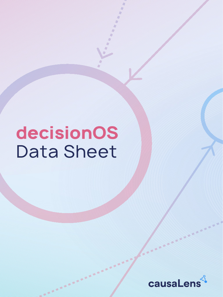 CausaLens Product Sheet 2024 | PDF | Causality | Artificial Intelligence