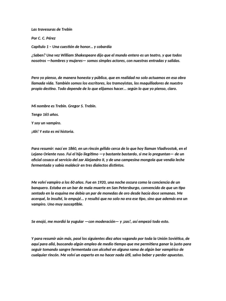 Las Travesuras de Trebin | PDF