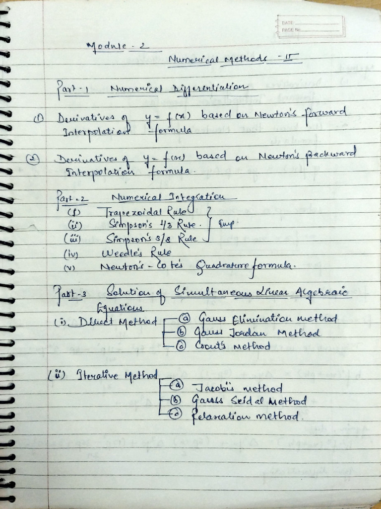 Numerical Methods - 2 | PDF