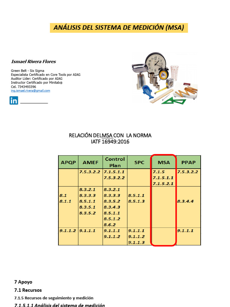 5.MSA 9 Hr_Rev.3 2022 Sin Fondo | PDF | Medición | Exactitud y precisión