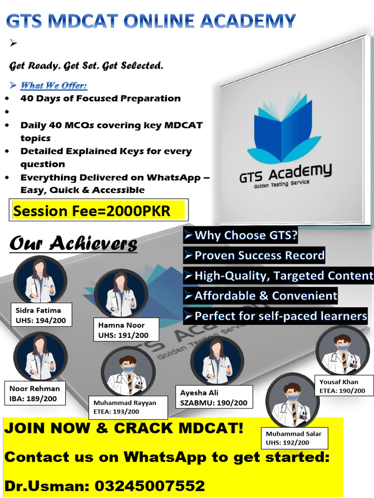 Our Achievers: Session Fee 2000PKR | PDF