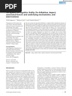 Rockwood Clinical Frailty Scale | PDF | Science & Mathematics